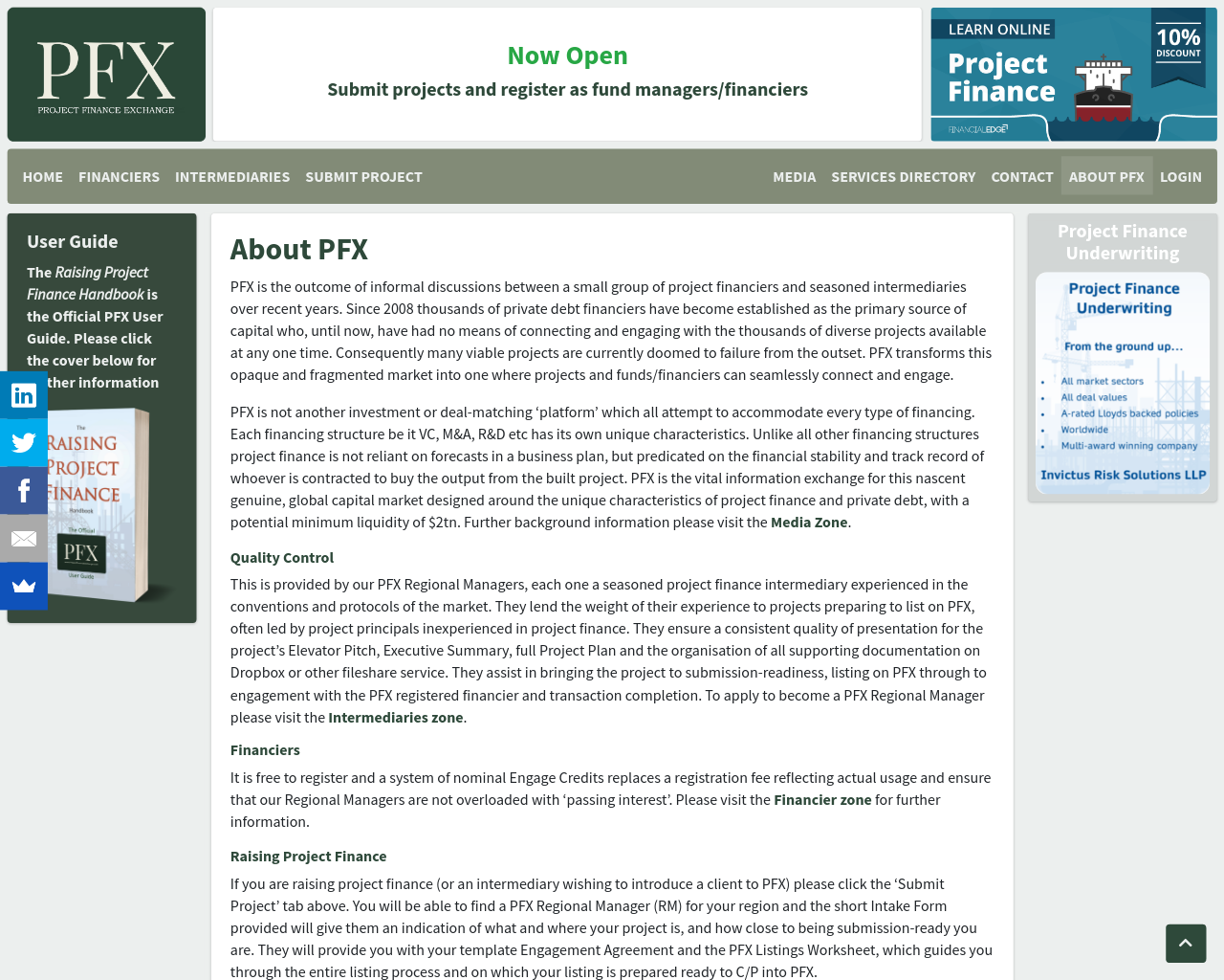 ABOUT US - Project Finance Exchange