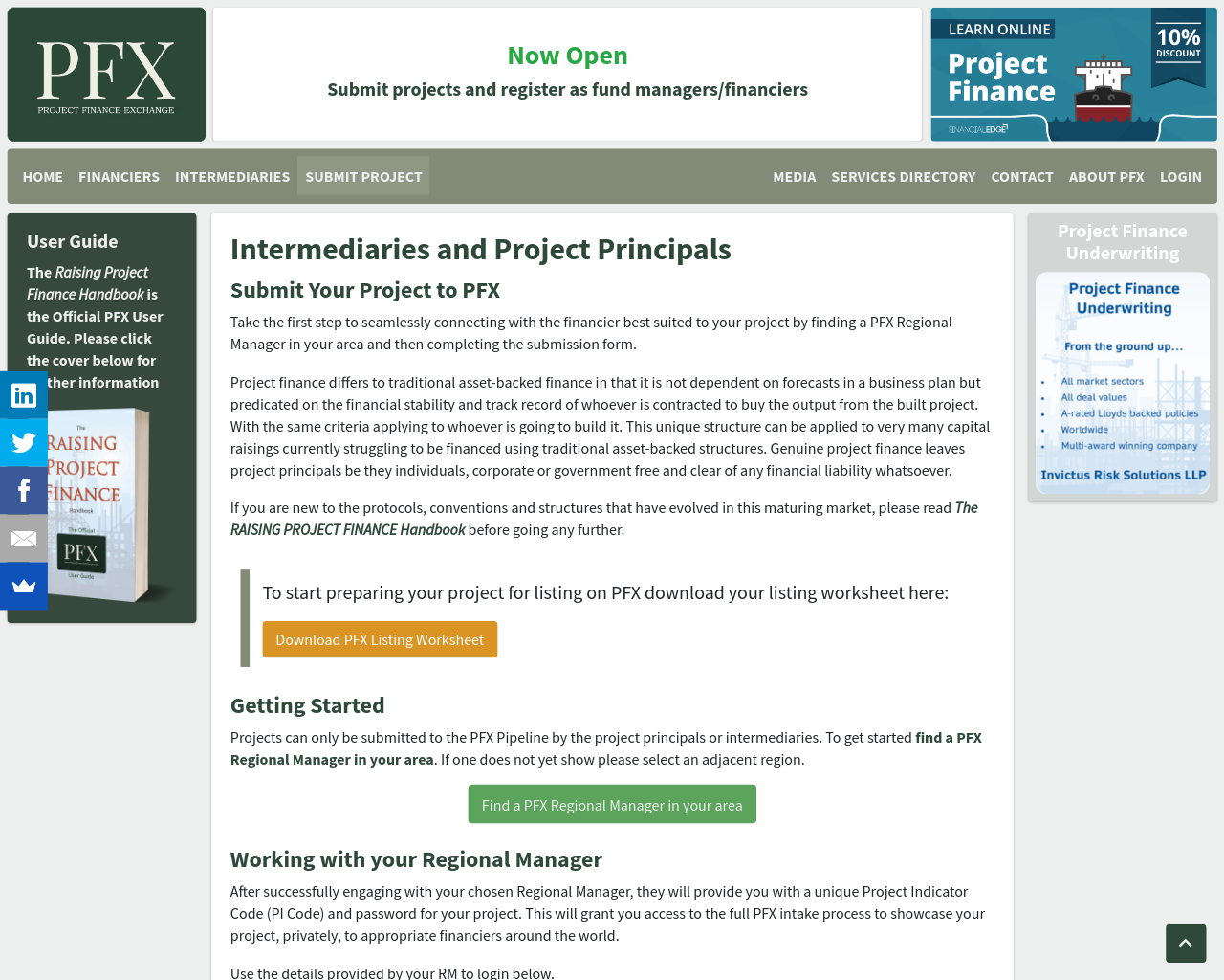 Raising Finance - Project Finance Exchange